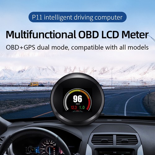 Car OBD2 GPS Head Up Display Computer Odometer Speedometer Small ...