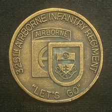 325th Air Airborne Infantry Regiment Falcons 82nd Challenge Coin Chutes ...