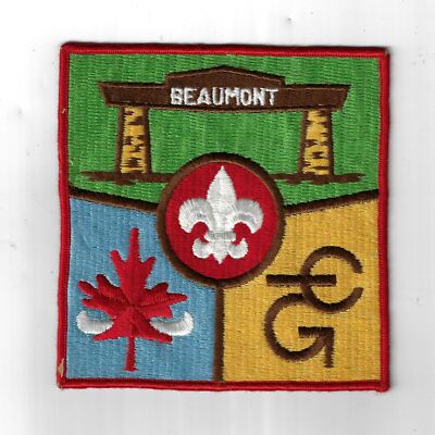 Beaumont Jacket Patch RED Border 5.5X6 (SEWN) [CA-370] | eBay