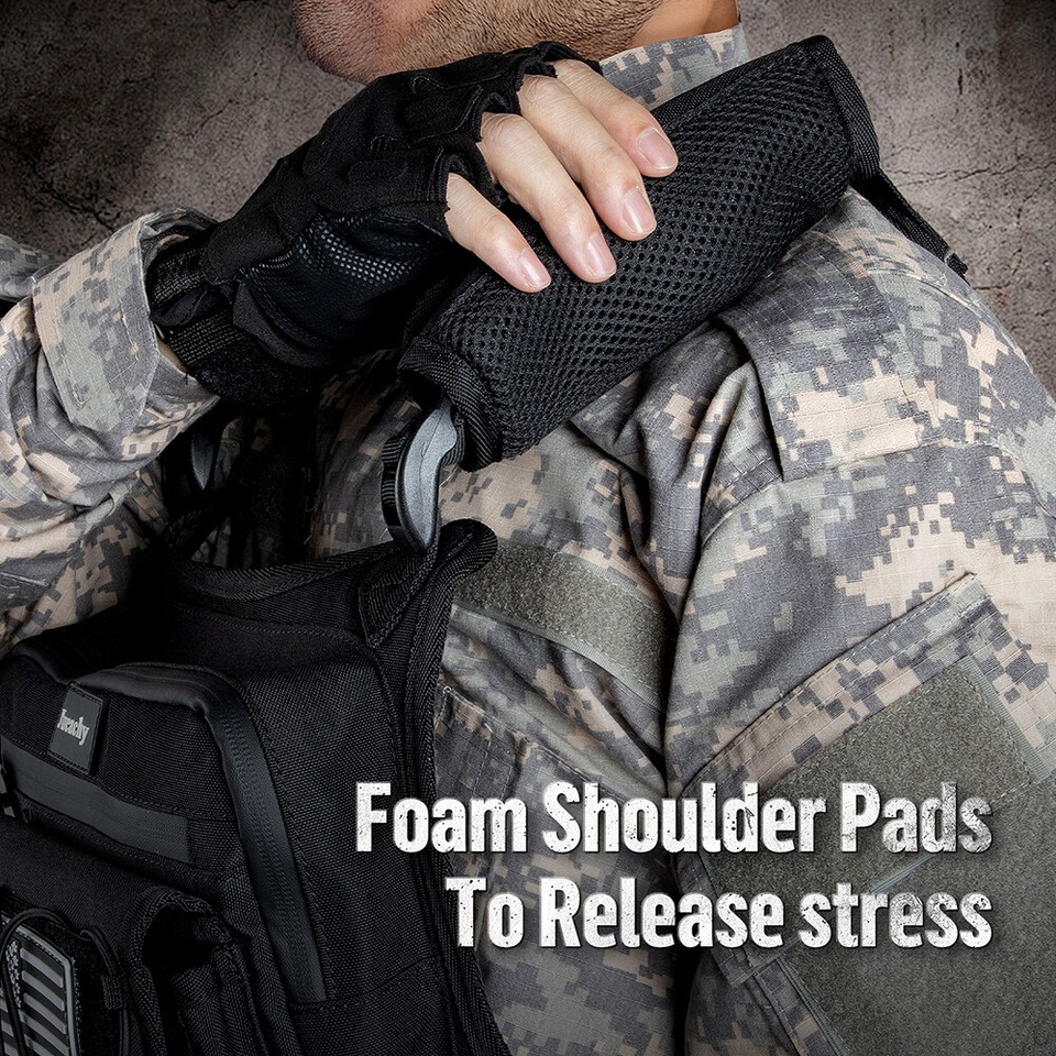 Tactical Combat Chest Rig Bag Front Pouch Recon Kit Pack Sport ...