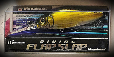 Megabass Diving Flap Slap 3" Crankbait Wakin Funa Great Color - Fast ...