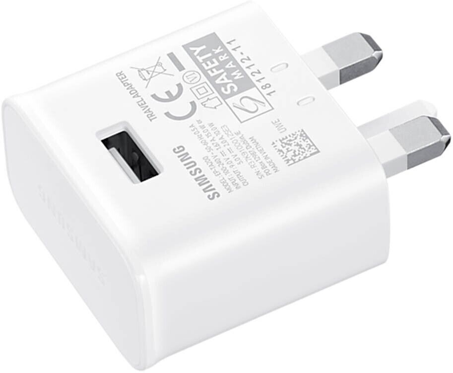 Genuine Samsung Galaxy A05s A05 15W Fast Mains Wall Charger Plug & USB ...