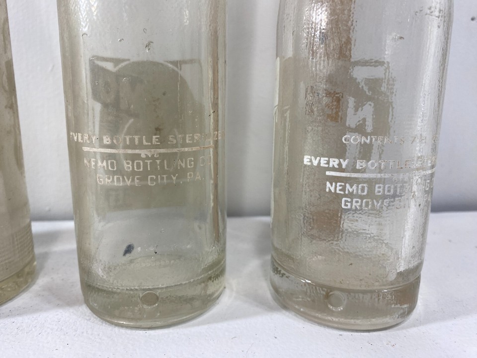 4 - Nemo Beverages Grove City PA. 7 oz ACL Soda Elephant Graphic Mercer ...