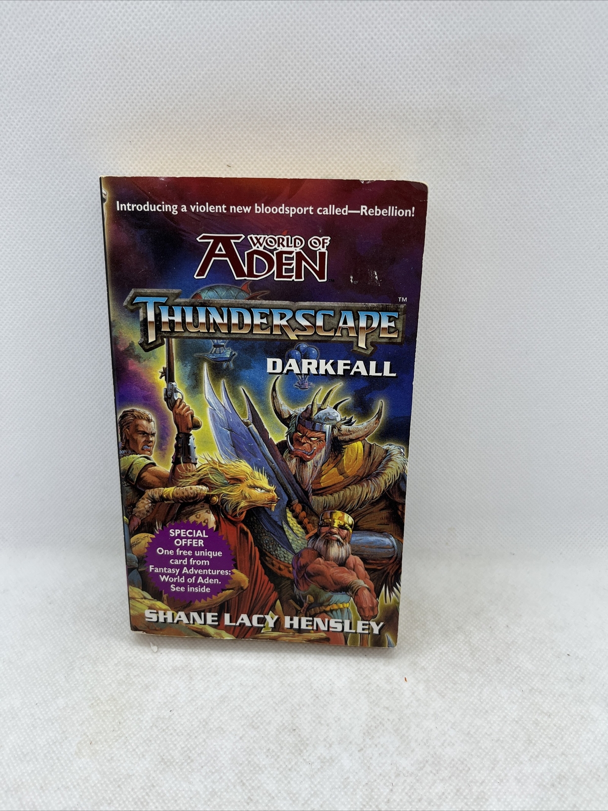 Shane Lacey Hensley Thunderscape: Darkfall World of Aden . Fantasy Paperback 9780061054594| eBay