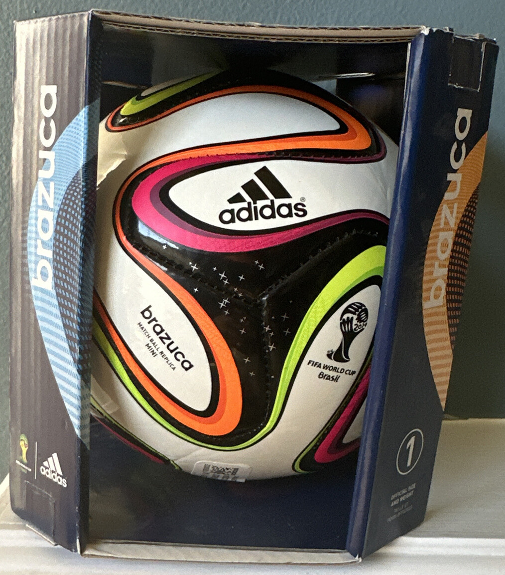 Adidas Brazuca FIFA World Cup Mini Ball 2014 Brasil With Display Box ...
