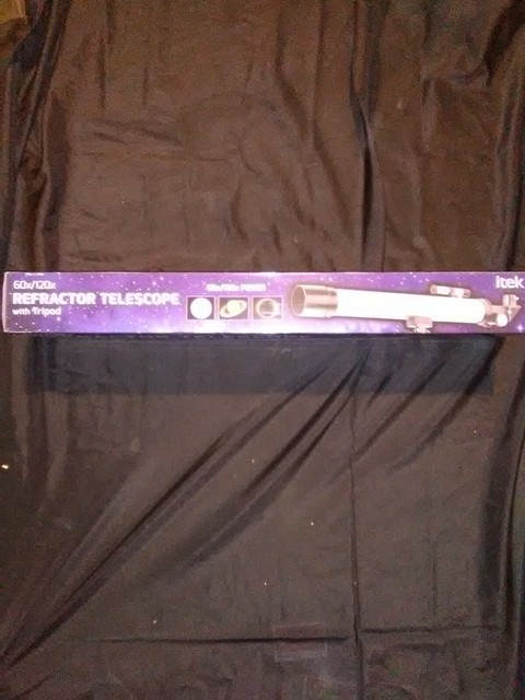 iTek Refractor Telescope With Tripod 60x/120x for sale online | eBay