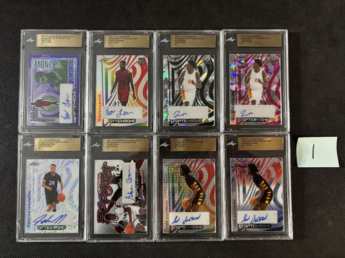 2022 Leaf Optichrome Basketball Huge 8 Card Proof 1/1 RC Rookie Auto ...