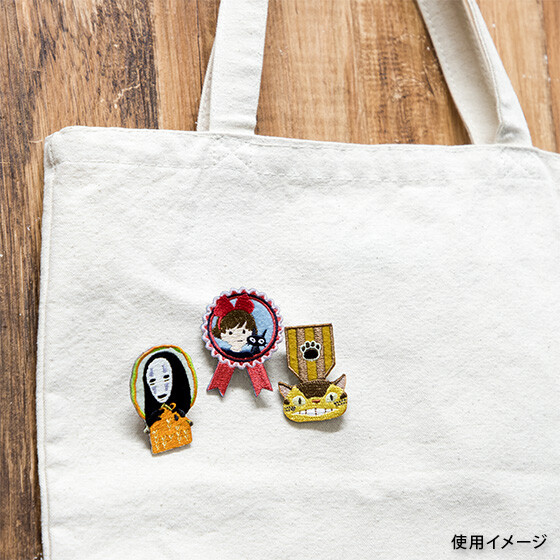 Studio Ghibli Embroidery Brooch Collection Award Badge pin Kaonashi No ...
