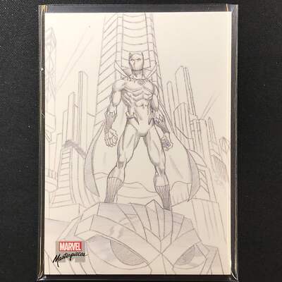 2022 Marvel Masterpieces BLACK PANTHER Base Preliminary Art #72 | eBay