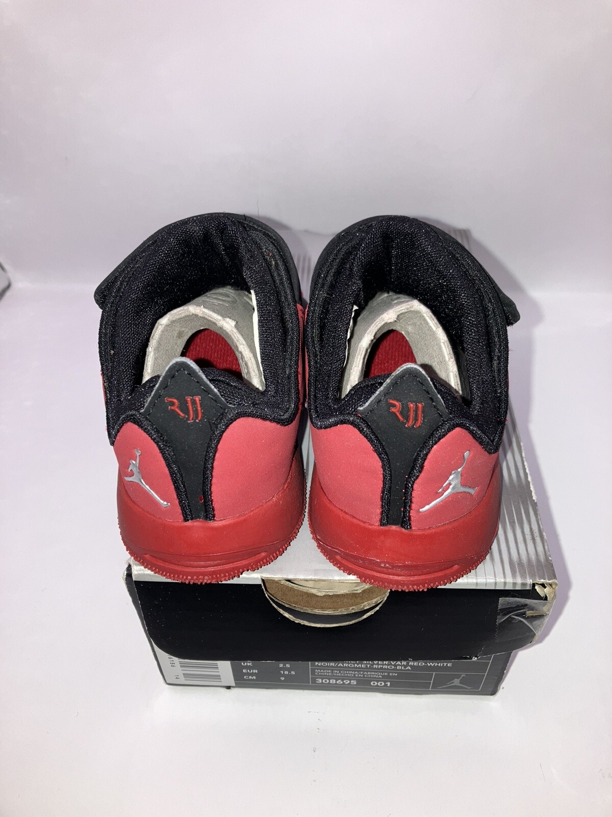 Jordan LX2 (TD) 3C BLACK/MET SILVER-VAR RED-WHITE NOIR/ARGMET RPRO-BLA ...