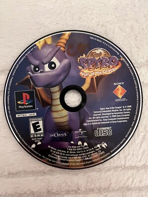 Spyro Year of The Dragon (Playstation, PS1, 2000) Disc Only | eBay UK