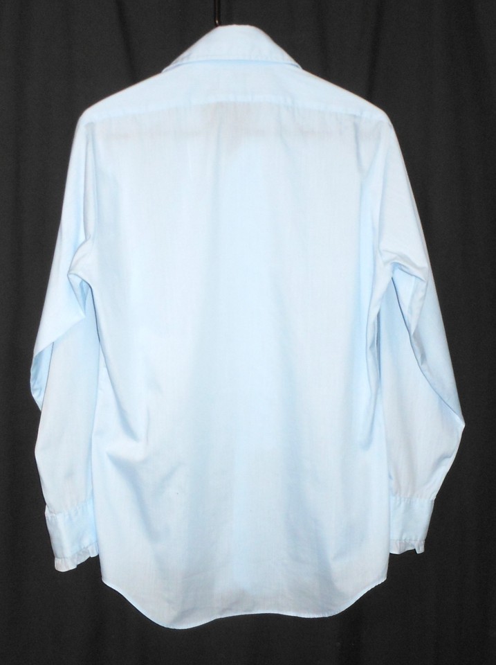 Vintage Ruffle Tuxedo Shirt Sky Blue Delton Formal Dance Wedding Prom ...