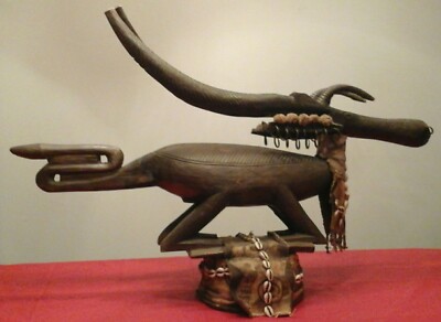 African BAMBARA Male Antelop HEADDRESS MALI Africa Early 20th Century ...