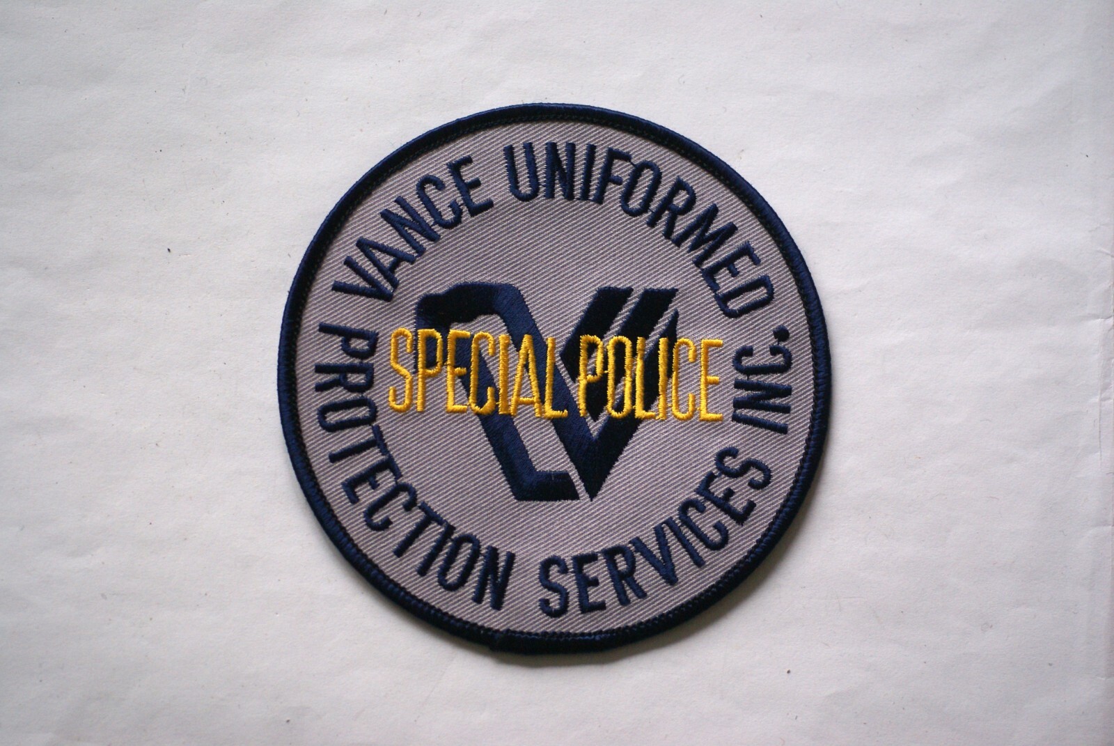 Obsolete Vance Uniformed Protection Services Inc Special Police patch ...