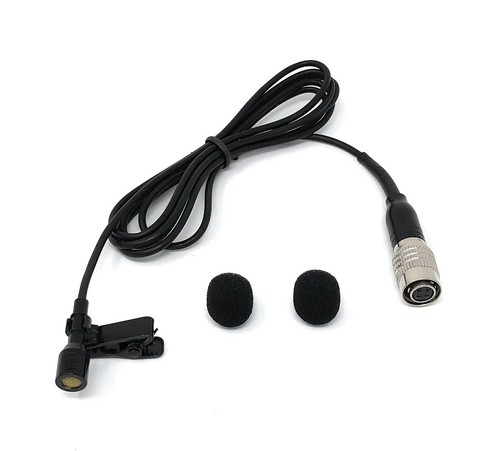 Black Omnidirectional Tie Clip Lapel Lavalier Microphone for Audio ...