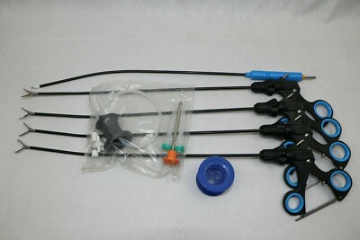 8 pcs Laparoscopic SS SILS Port Single Incision Grasper Instruments CE ...