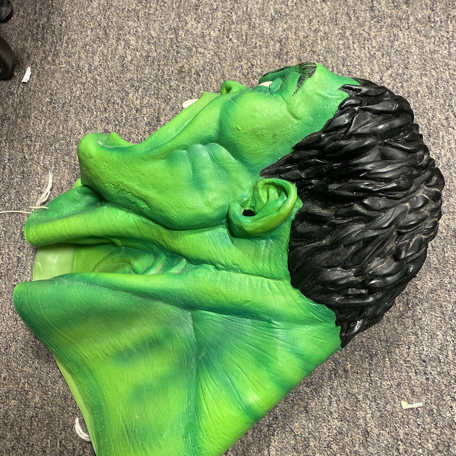 RARE Incredible Hulk Mask Face & Shoulder Cosplay Mar… - Gem