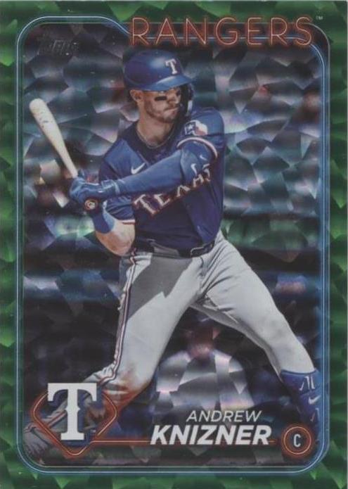 2024 Topps Update Series - Andrew Knizner #US89 Green Crackle Foilboard ...