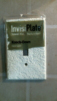 Invisi-Plate HD-T-1 Textured Paintable Light Switch Cover, FREE ...
