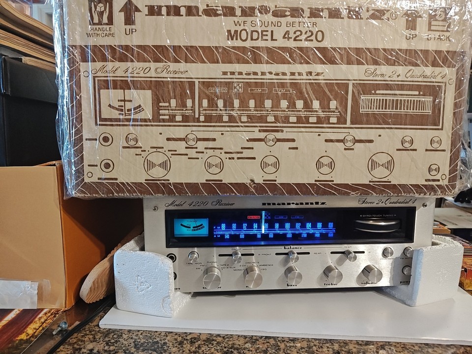 Marantz 4220 Stereo 2 + Quadradial 4 Receiver Partially Tested Box with ...