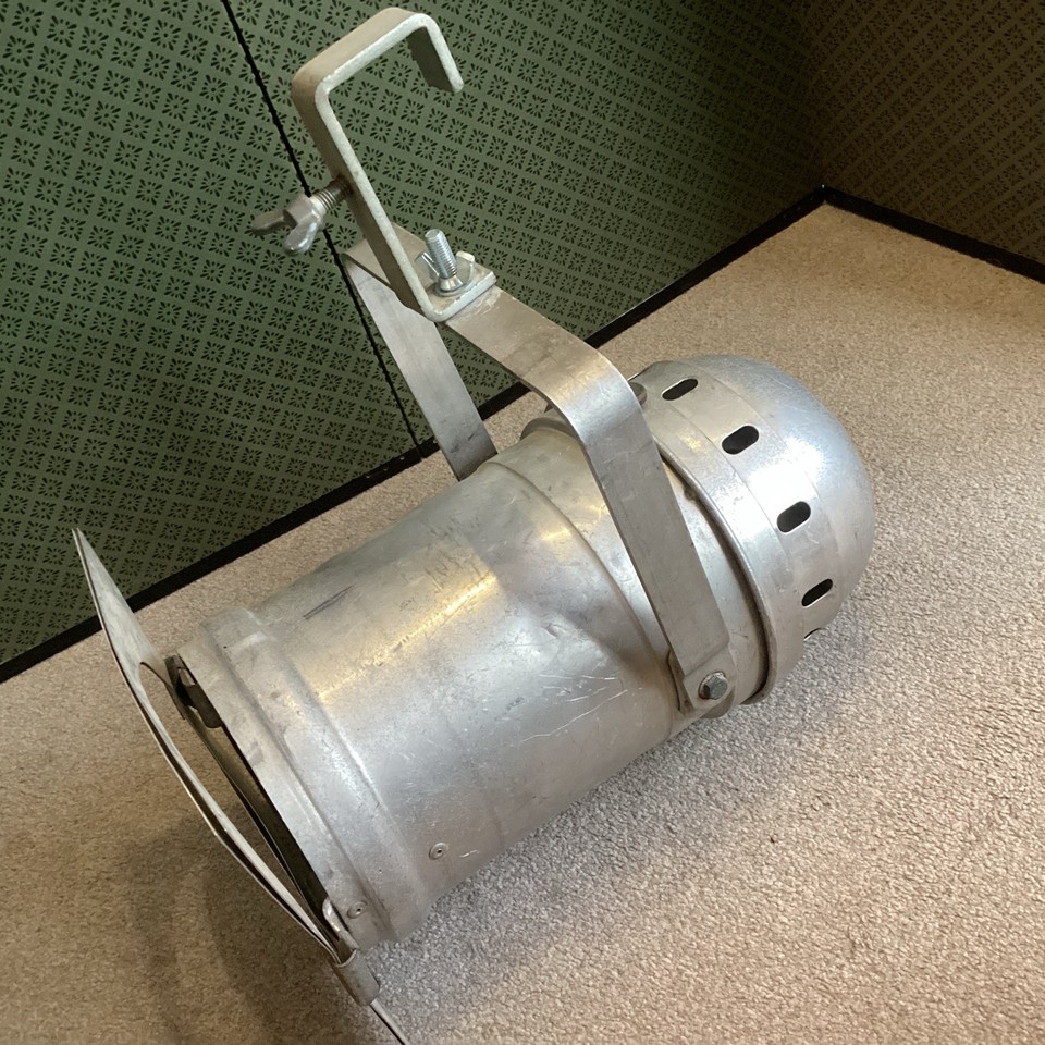 Vintage Retro Aluminium Industrial Stage Theatre Spot Light Lamp ...