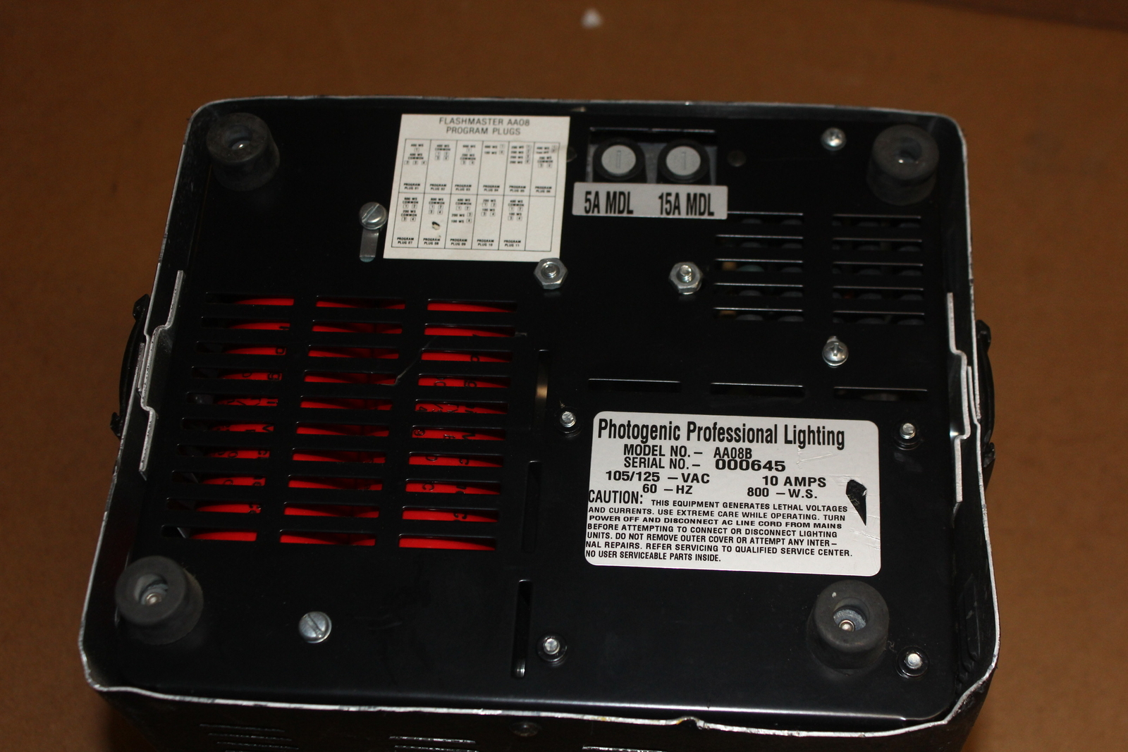 Photogenic Flashmaster AA08B Photogenic 800w watt Strobe/Flash Power ...