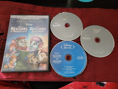The Rescuers (2 Movie Collection / 35th Anniversary Edition) (Blu-ray ...