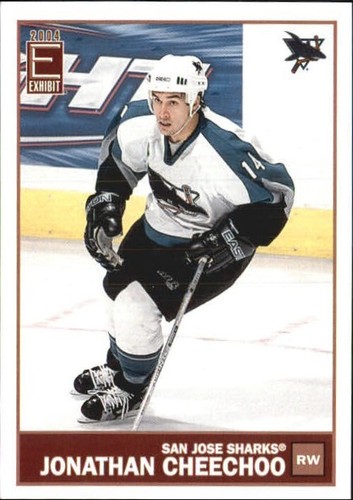 2003-04 Pacific Exhibit - Blue Back #127 Jonathan Cheechoo /275 for ...