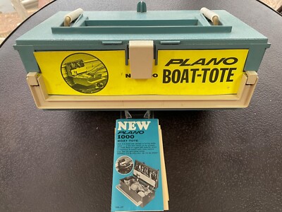 Vintage PLANO BOAT-TOTE Tackle Box, NEW | eBay