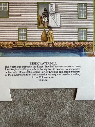 Applewoods of Devon, England ~ Folding Cardboard Essex Water Mill ...