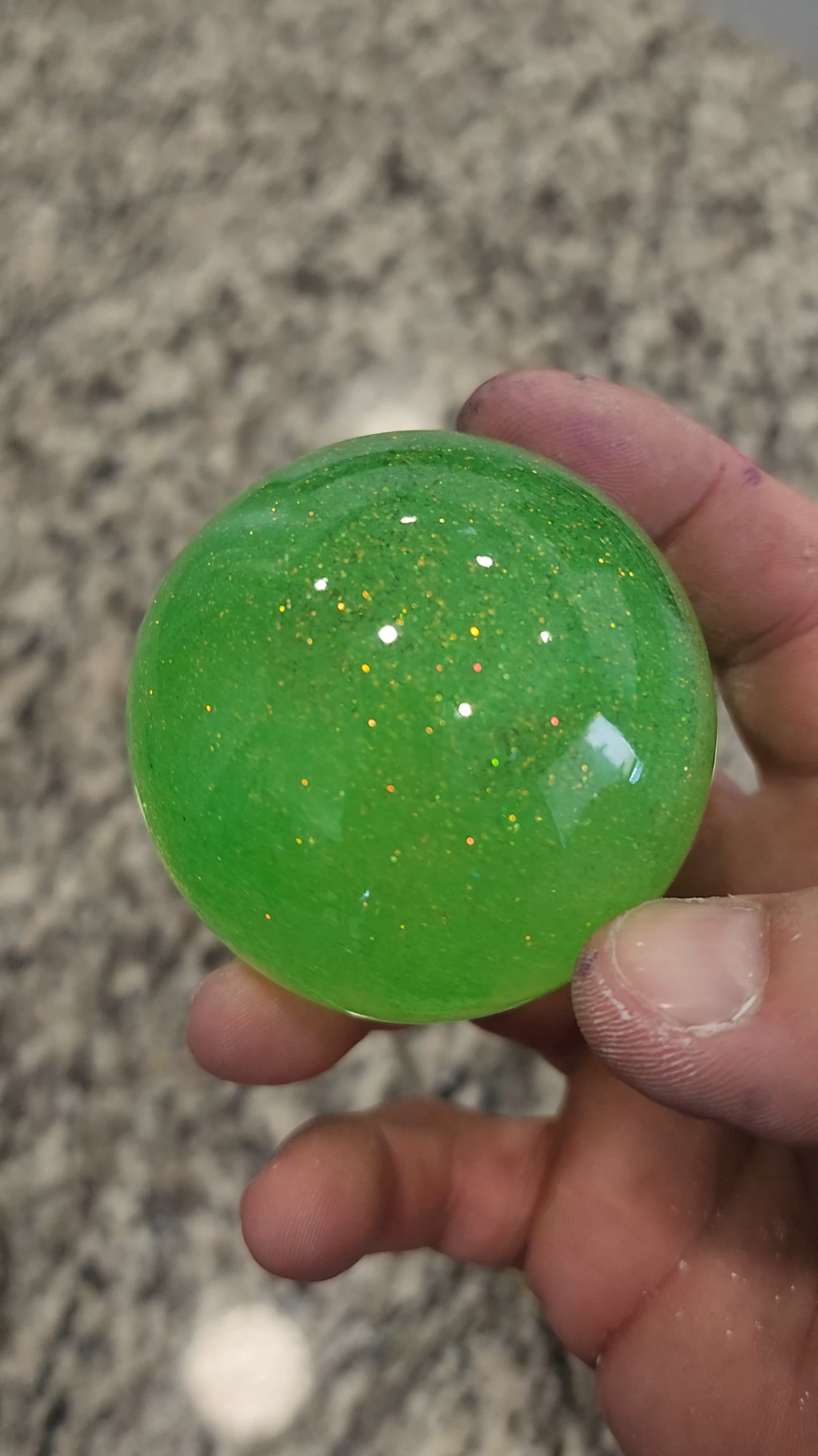 Custom Shift Knob Neon Green Shifter vintage Hot Rod, Rat Rod Mooneyes ...