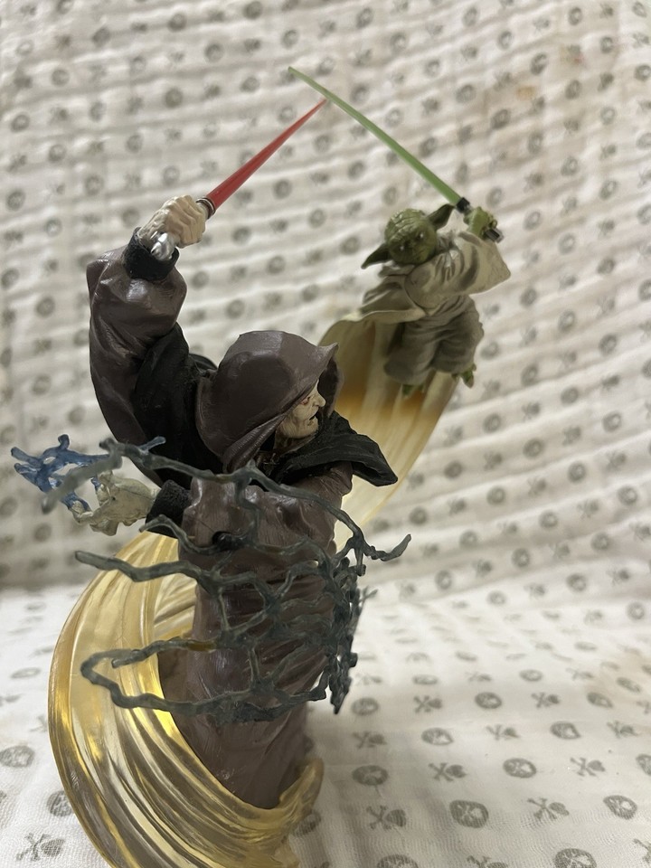 Star Wars Unleashed Yoda vs. Darth Sidious - Emperor Palpatine Action ...