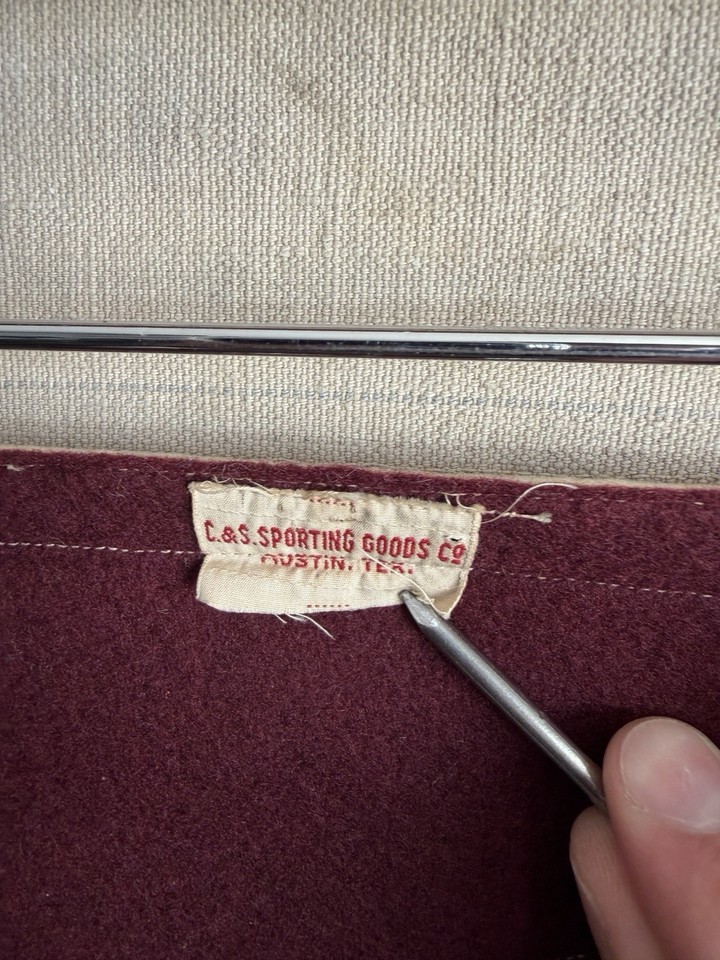 Rare 1920's 33” 1925 Austin High Hand Sewn Original Felt C&S Brand ...