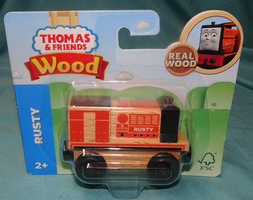 NEW 2017 Thomas & Friends Wood = RUSTY = Fisher-Price Mattel EWAL WOOD ...