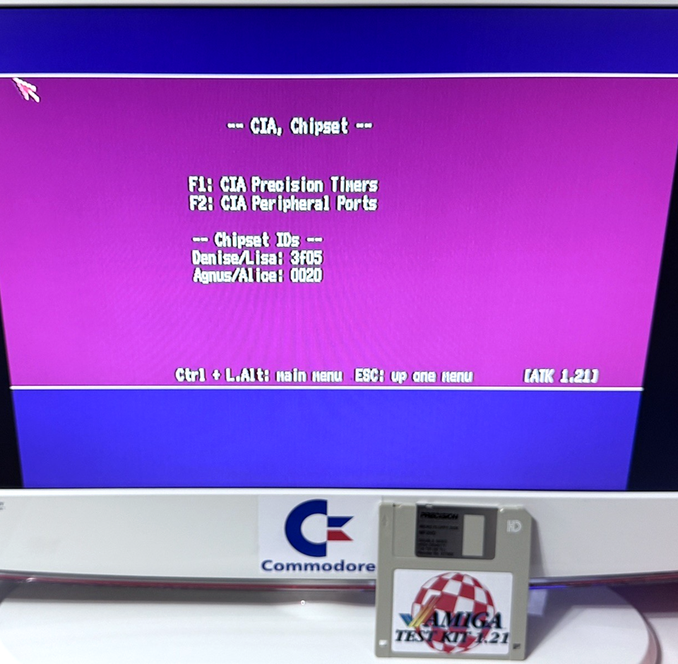 AMIGA TEST KIT VERSION 1.21 (LATEST) - COMMODORE AMIGA DIAGNOSTIC ...