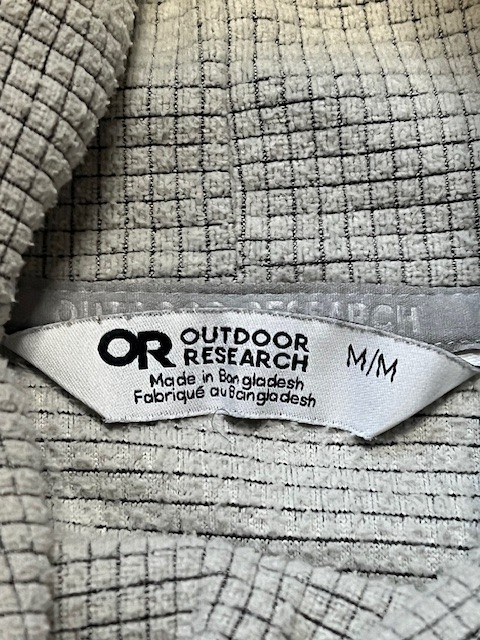 Outdoor Research Women Ivory Trail Mix Grid Fleece Cowl Pullover Size ...