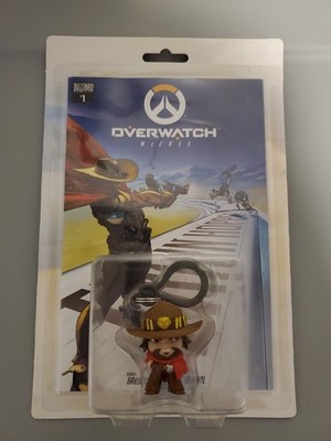 Overwatch Comic Book : Includes Backpack Hanger...gold doomfist hanger ...