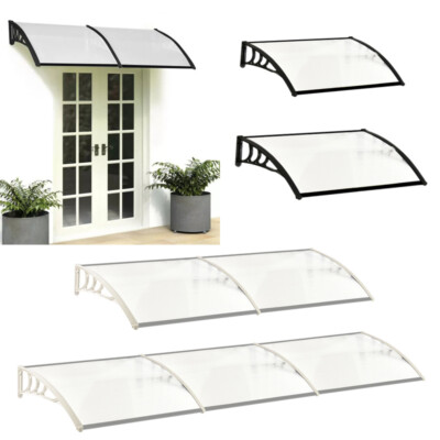 Door Canopy sunny Patio Awning Porch Window Front Back Rain Cover Roof ...