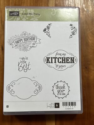 Stampin' Up! Label Me Pretty Stamp Set (Retired) | eBay