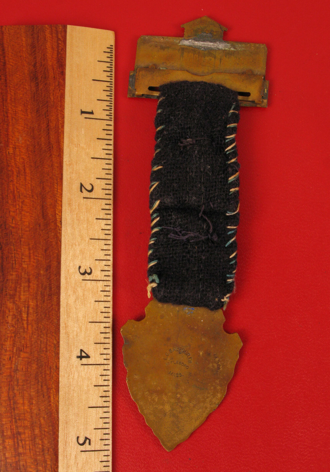 1931 ARROWHEAD MILITARY WATCH FOB AMERICAN LEGION DETROIT MADE BY ...