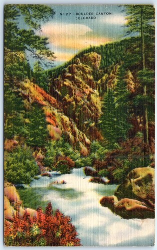 Postcard - Boulder Canyon, Colorado, USA | eBay