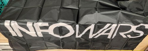 Infowars Flag Black Rare | eBay