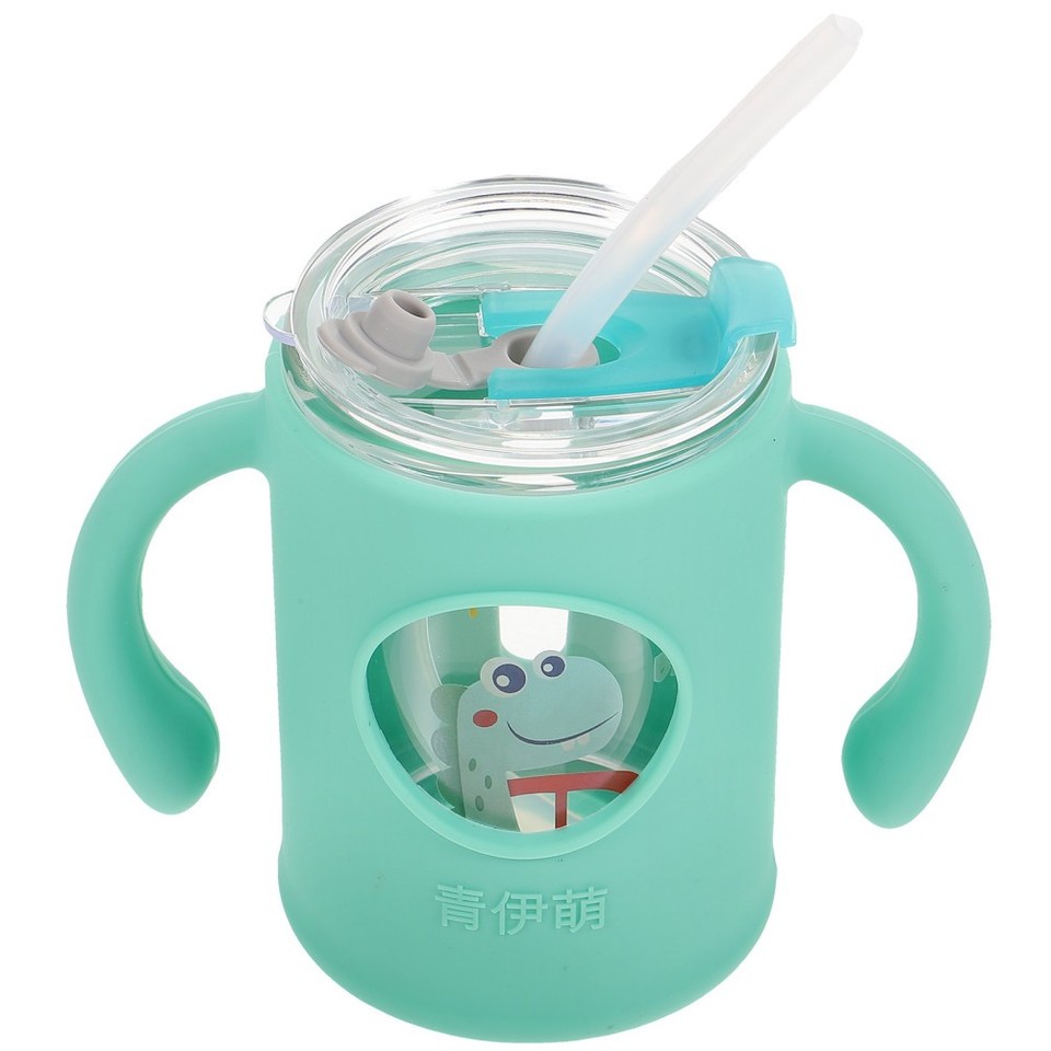 Cute Mug Baby Cup with Straw Graduated Drinking Children's Water | eBay ...