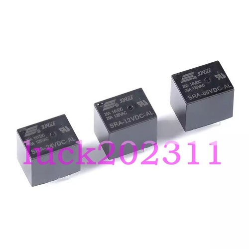 5pcs NEW Songle relay SRA-05V/12V/ 24VD-AL 4-pin group normally open # ...