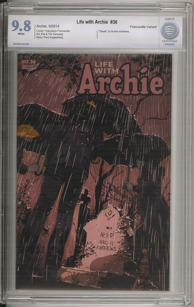LIFE WITH ARCHIE #36 CBCS 9.8 "FRANCAVILLA VARIANT" | eBay