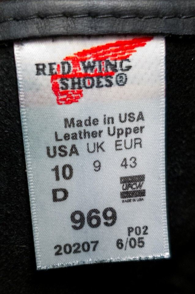 Red Wing 969 Motorcycle Boots Size 10D (Soft Toe) (USA) | eBay