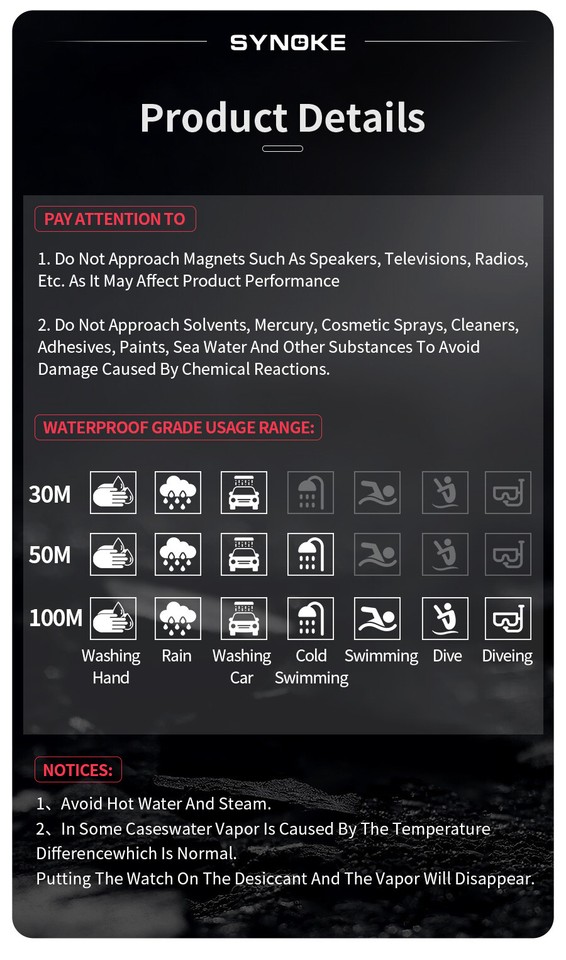 Men Waterproof Digital Sports Watch Military Tactical LED Backlight ...