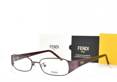 Fendi Eyeglasses Purple Oval Frames Women 52-16-135 653 603 | eBay