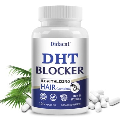 DHT Blocker with Biotin - Boosts Hair Growth Best Hair Vitamins For ...