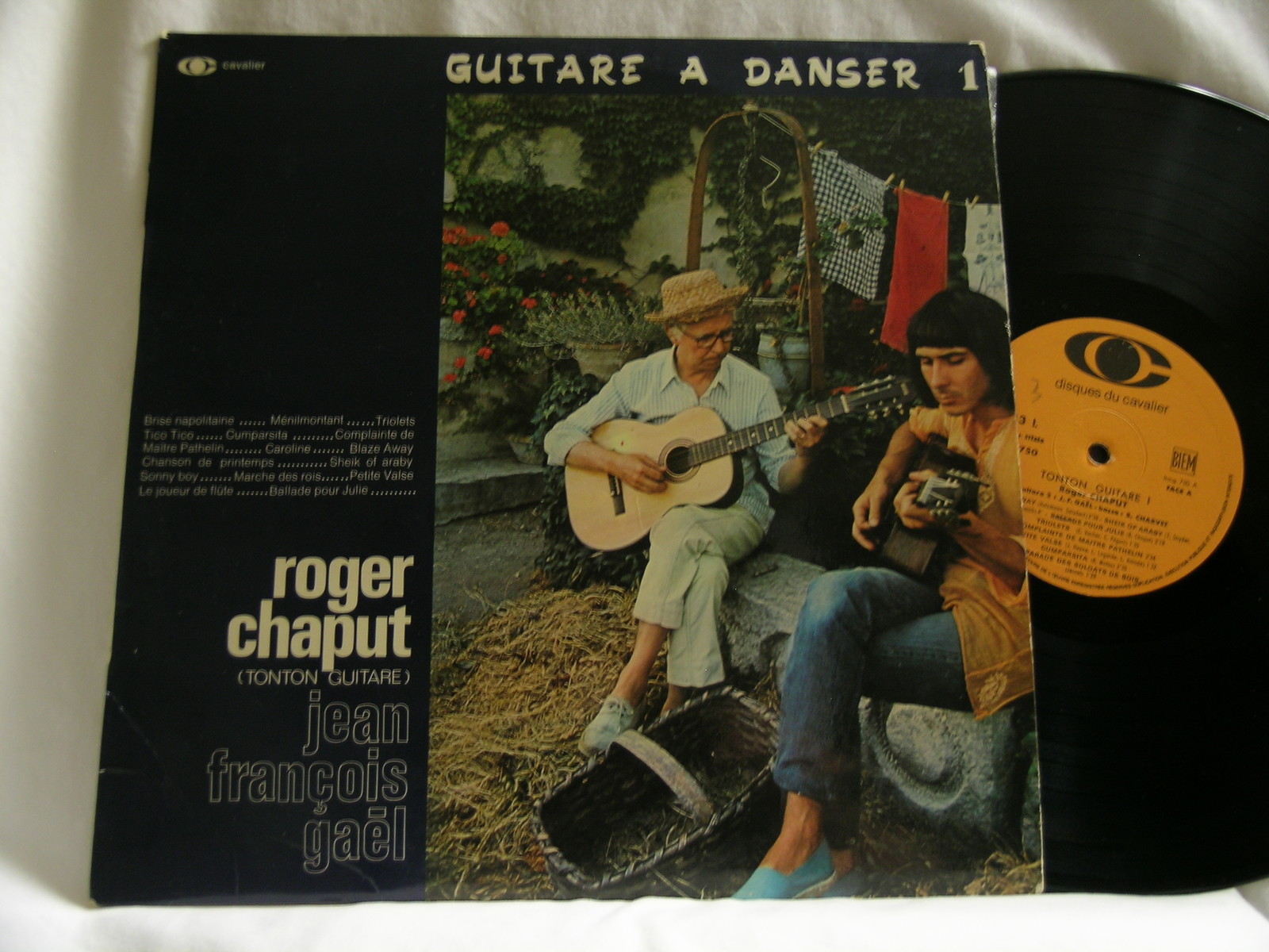 ROGER CHAPUT Guitare A Danser Jean-Francois Gael LP played with Django ...